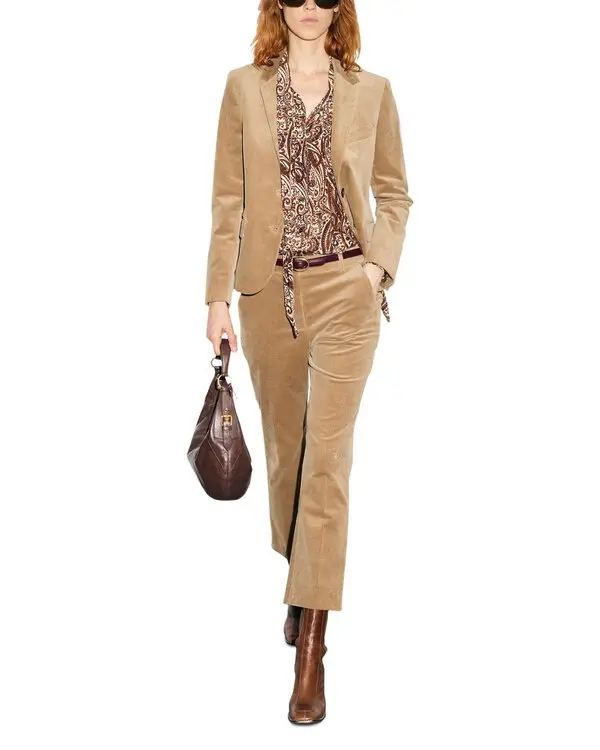 Gerard Darel Cotton Stretch Corduroy Pants