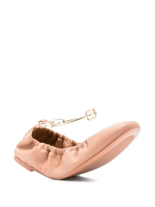 TWINSET Ankle Strap Ballet Flats