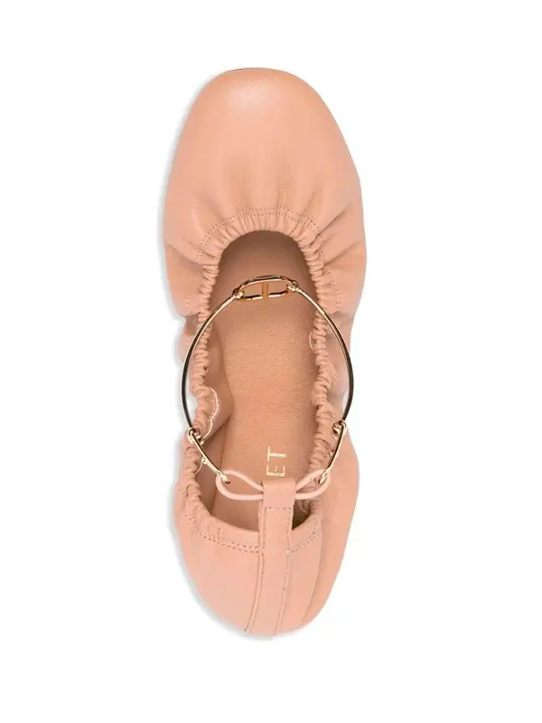 TWINSET Ankle Strap Ballet Flats