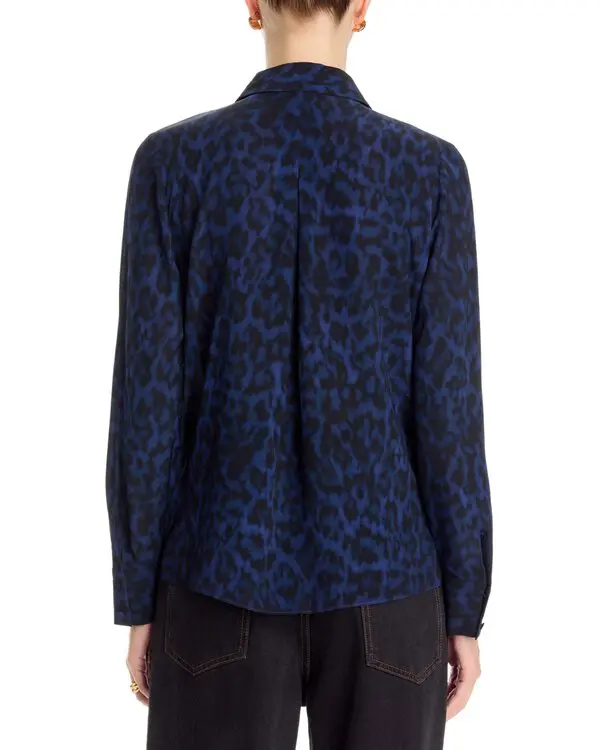Kobi Halperin Button-front Blouse With Animal Print