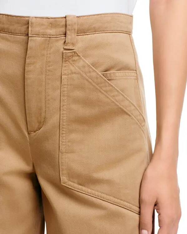 Vince Washed Cotton Utility Pants