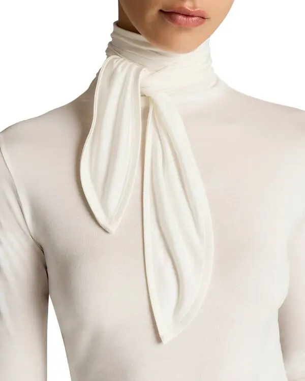 Vince Long Sleeve Tie Neck Top