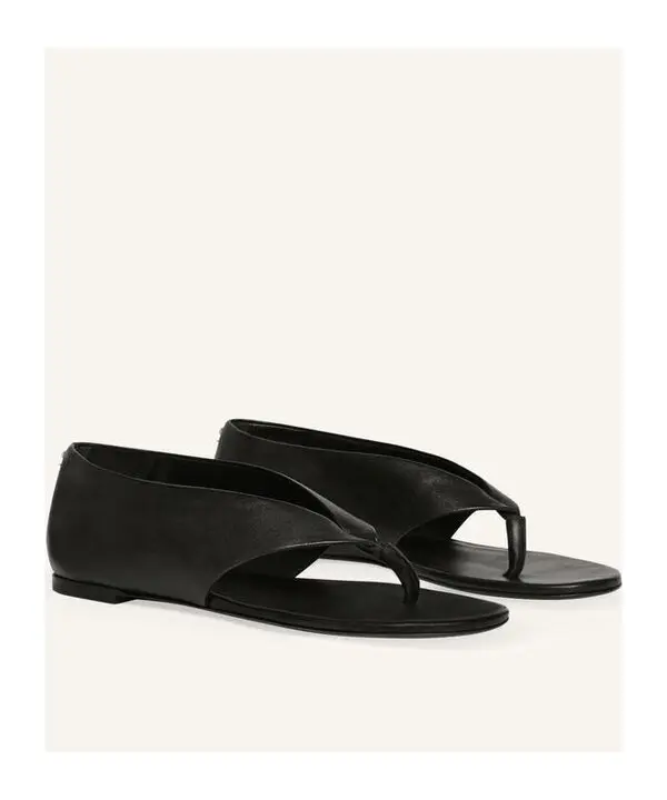 COURREGES Open Thong Strap Sandals