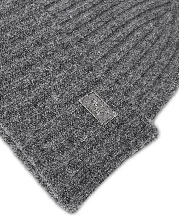 Max Mara Rib Knit Wool Beanie