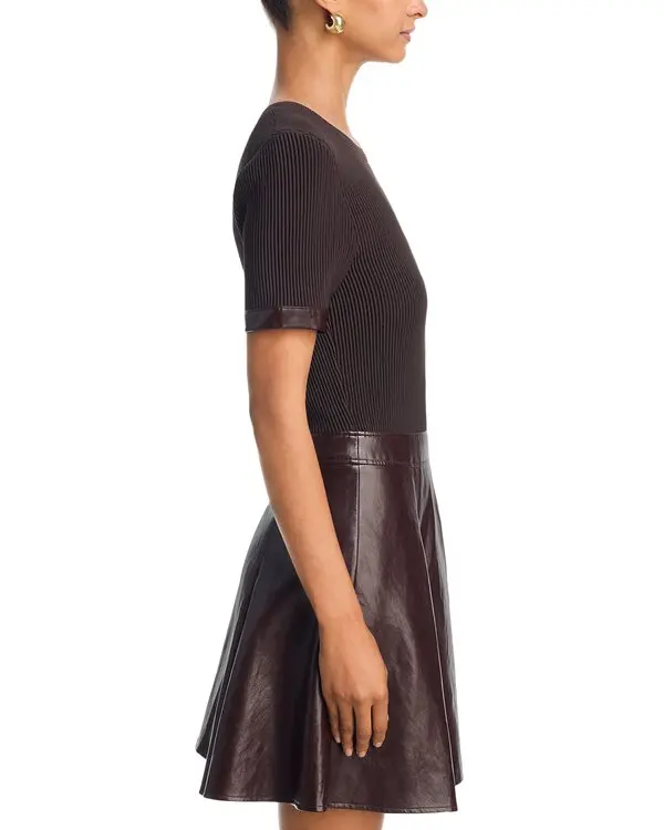 MILLY Devyn Knit Skirt Mini Dress