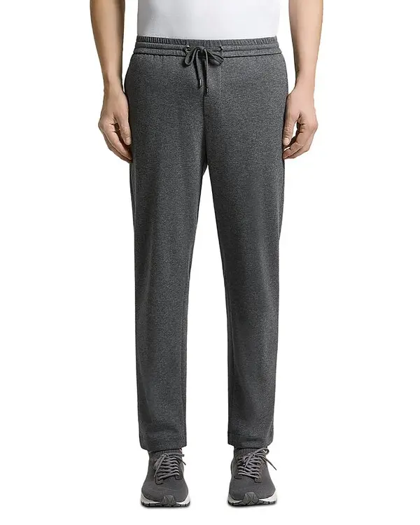 Peserico Cotton Blend Double Interlock Drawstring Joggers