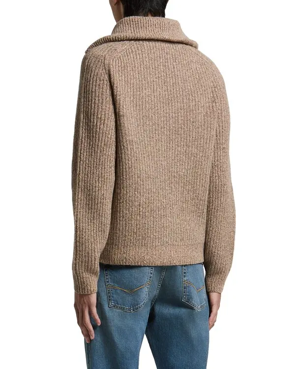 Peserico Knickerbocker Wool & Cashmere Full Zip Sweater
