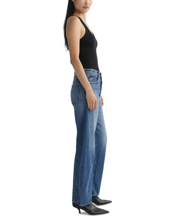 AGOLDE Luna Pieced High Rise Curved Tapered Jeans