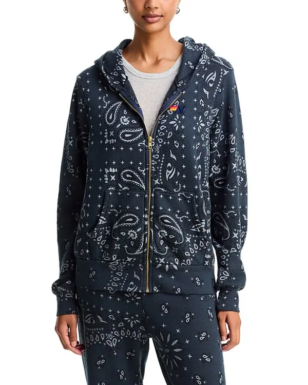 Aviator Nation Bandana Zip Hoodie