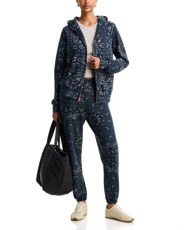 Aviator Nation Bandana Zip Hoodie