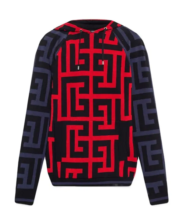 Balmain Maxi Monogram Hoodie