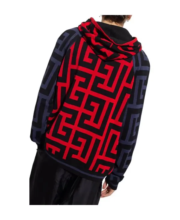 Balmain Maxi Monogram Hoodie