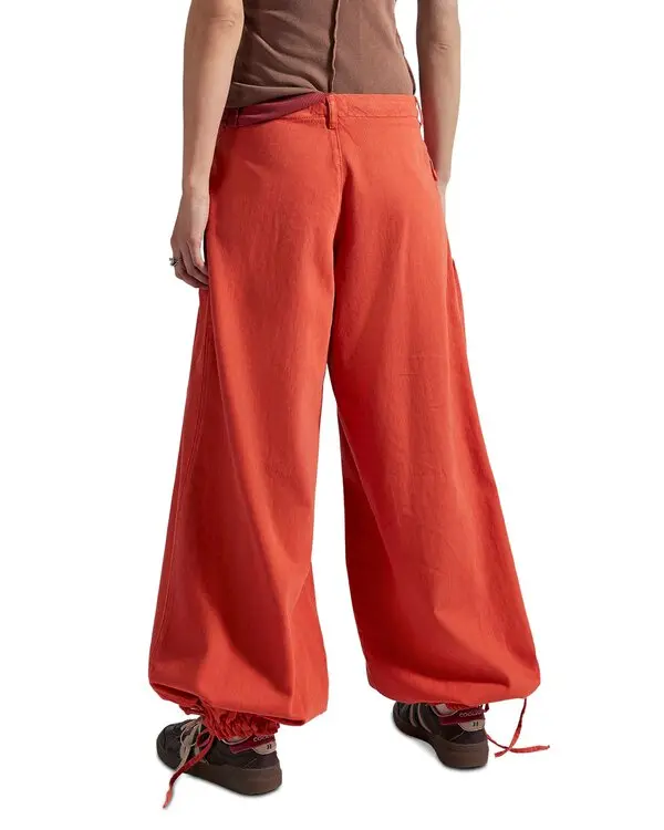 Free People Lotus Cotton Mid Rise Balloon Jeans