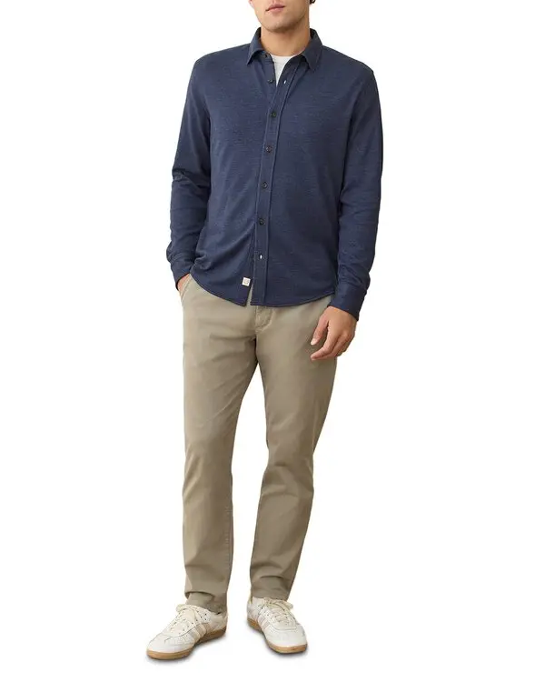 Marine Layer Pacifica Stretch Shirt - Navy