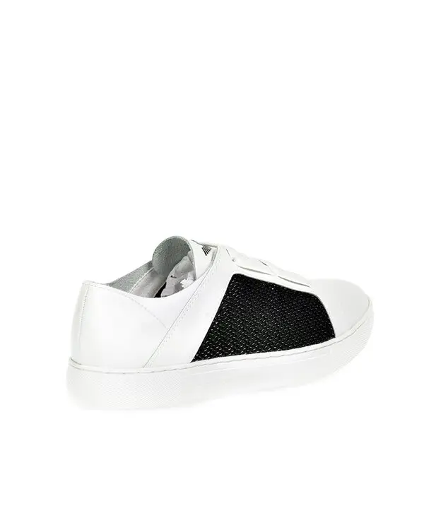 Emporio Armani Low-top Trainers With Contrasting Panels