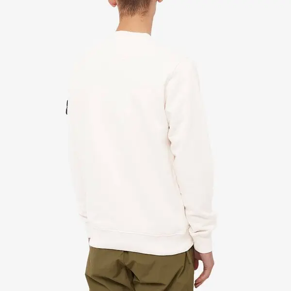 Stone Island Compass-patch Crew-neck Sweatshirt