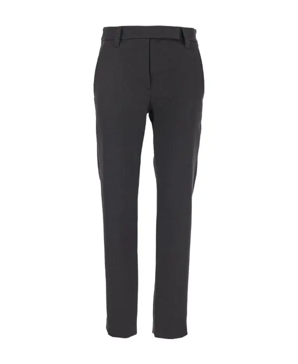 Brunello Cucinelli Mid-rise Cropped Tapered Trousers