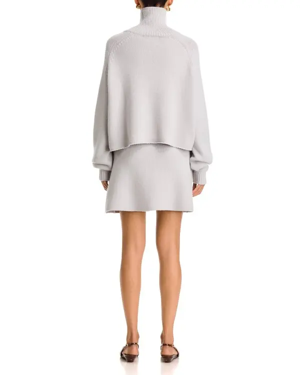 LISA YANG Clare Knitted Mini Skirt