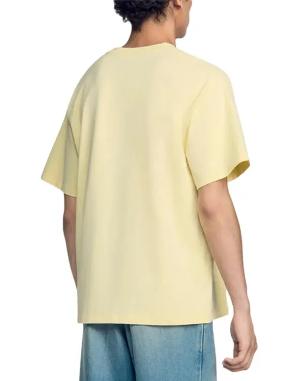 Sandro Oversized Cotton Crewneck T-shirt - Souffre