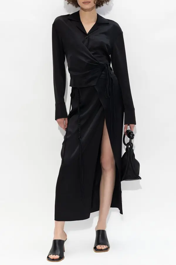 Nanushka Racha Slit-detailed Skirt