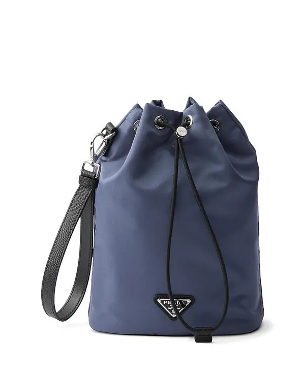 Prada Re-nylon And Saffiano Leather Pouch