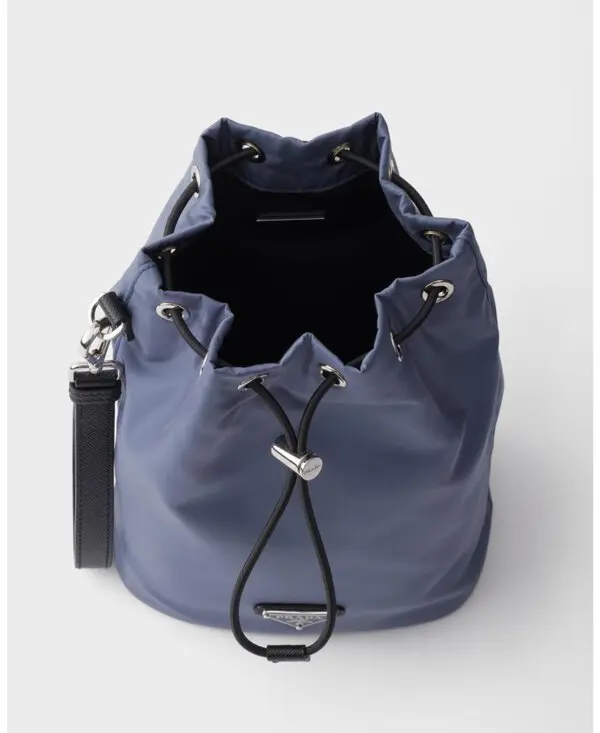 Prada Re-nylon And Saffiano Leather Pouch