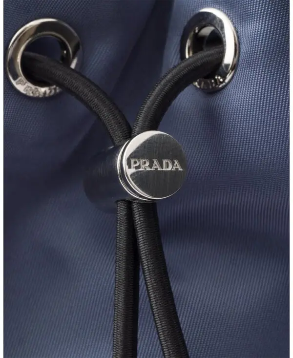 Prada Re-nylon And Saffiano Leather Pouch