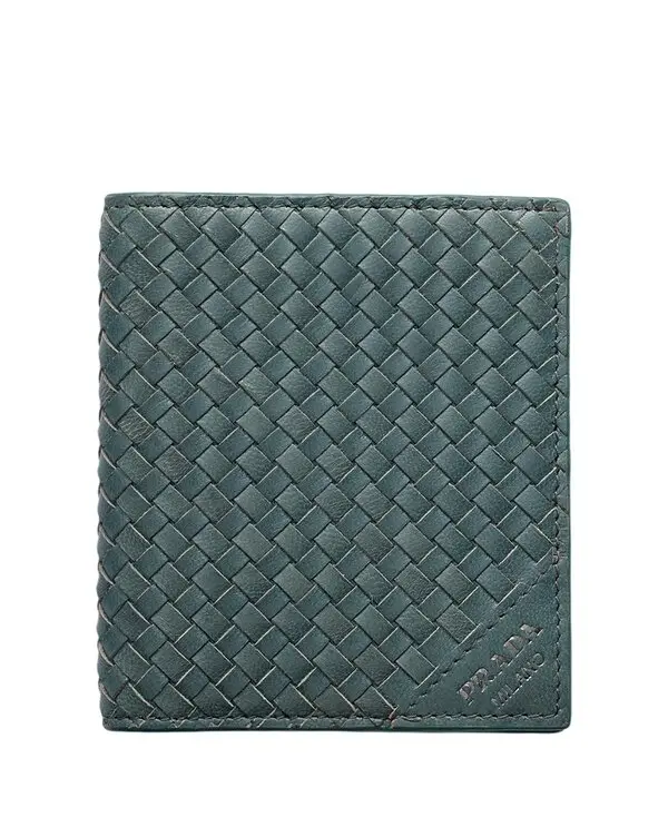 Prada Leather Wallet - Blue