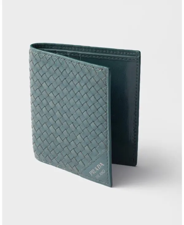 Prada Leather Wallet - Blue