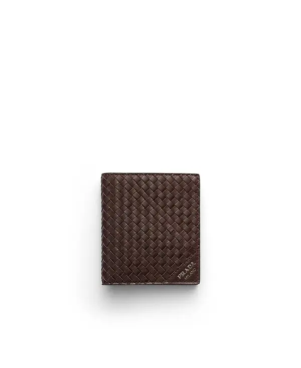 Prada Leather Wallet - Brown