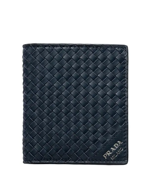 Prada Leather Wallet - Deep Blue