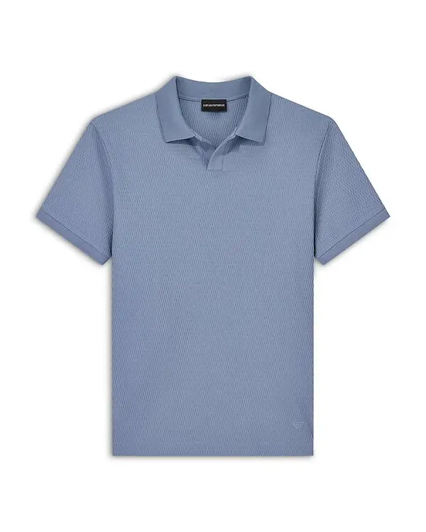 Emporio Armani Johnny Collar Cotton Polo Shirt