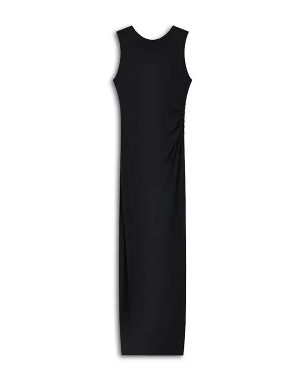 Emporio Armani Sleeveless Column Dress - Black