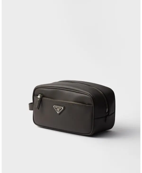 Prada Saffiano Leather Travel Pouch
