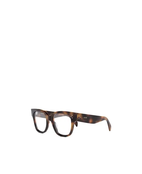 Celine Square Frame Eyeglasses - Brown