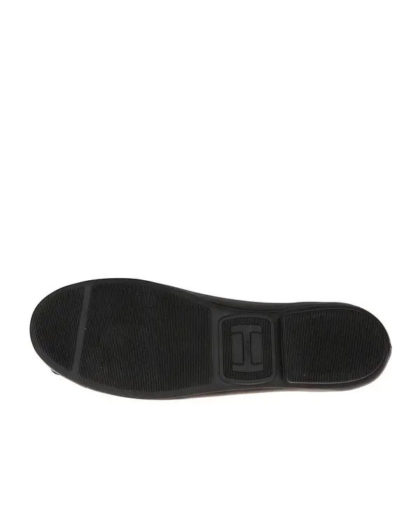 Hogan Round-toe Slip-on Ballerinas With Logo Clasp