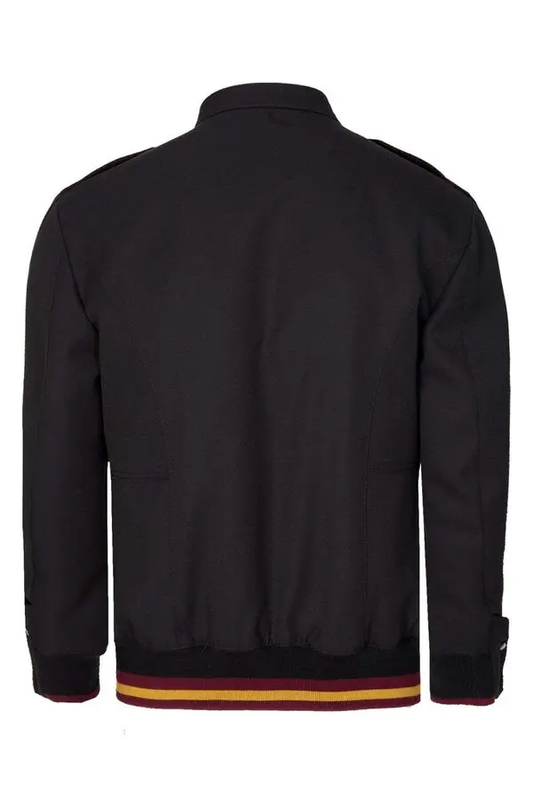 Dolce & Gabbana Contrast Stripe Bomber Jacket
