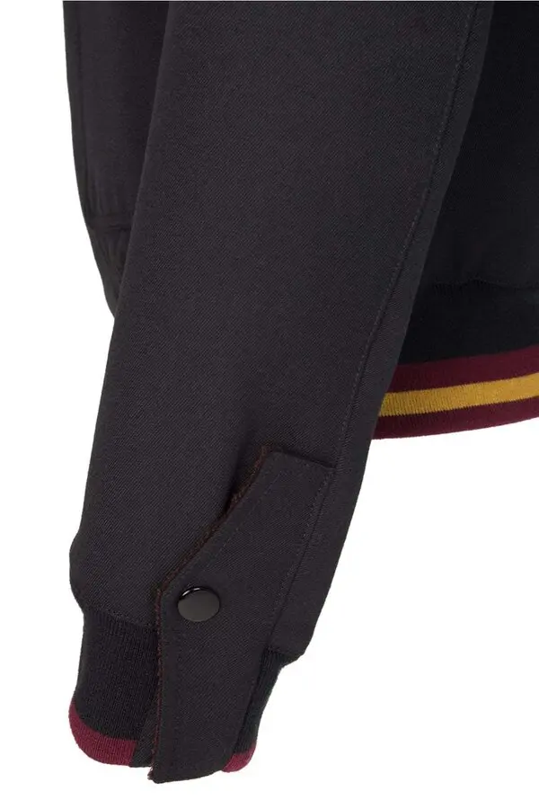 Dolce & Gabbana Contrast Stripe Bomber Jacket