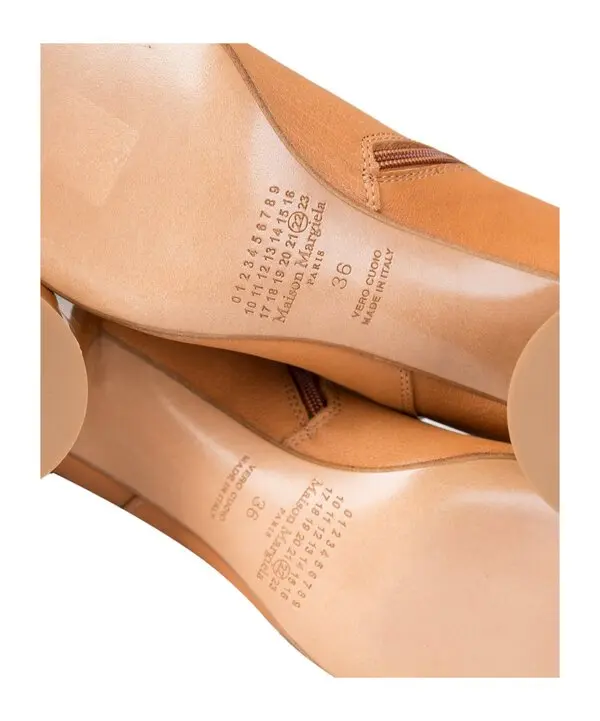 MAISON MARGIELA Offset Zip-detailed Ankle Boots