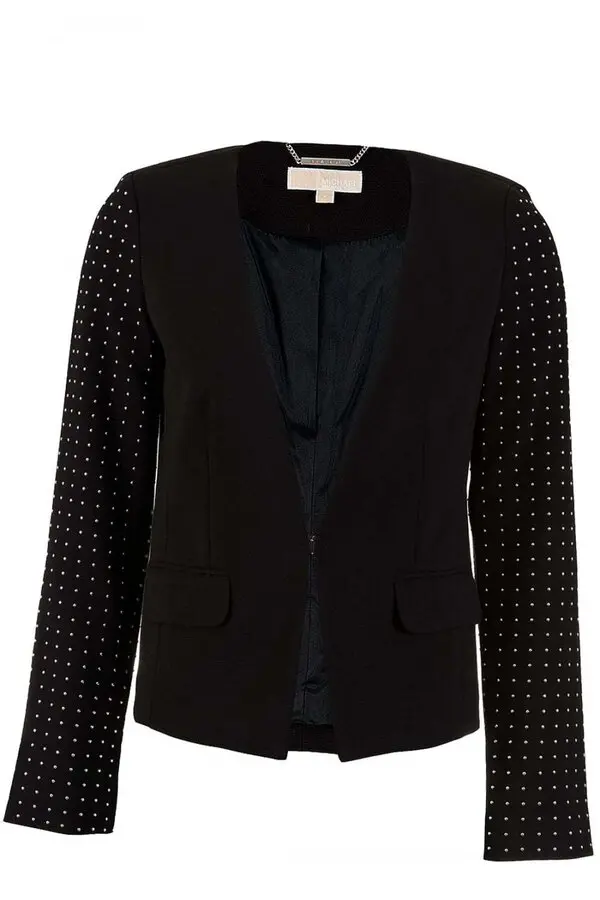 Michael Kors V-neck Studded Blazer