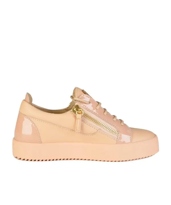 GIUSEPPE ZANOTTI London Low-top Sneakers - Nude