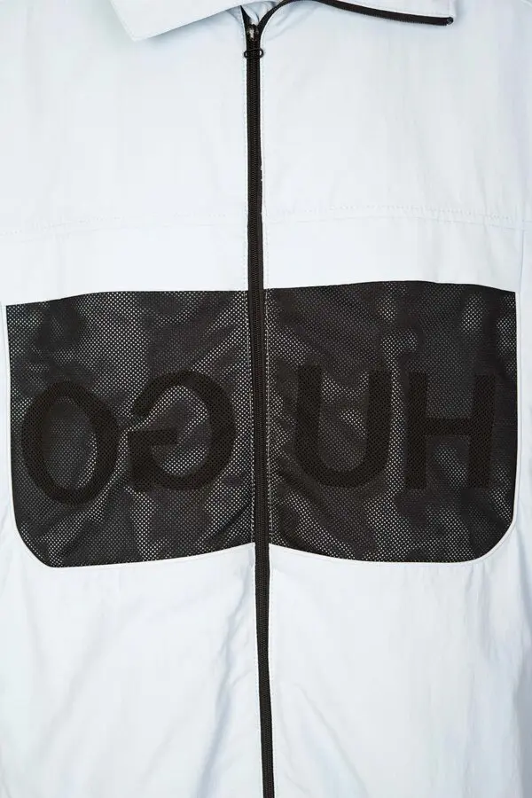 Hugo Boss Hugo Mesh Logo Detailed Windbreaker