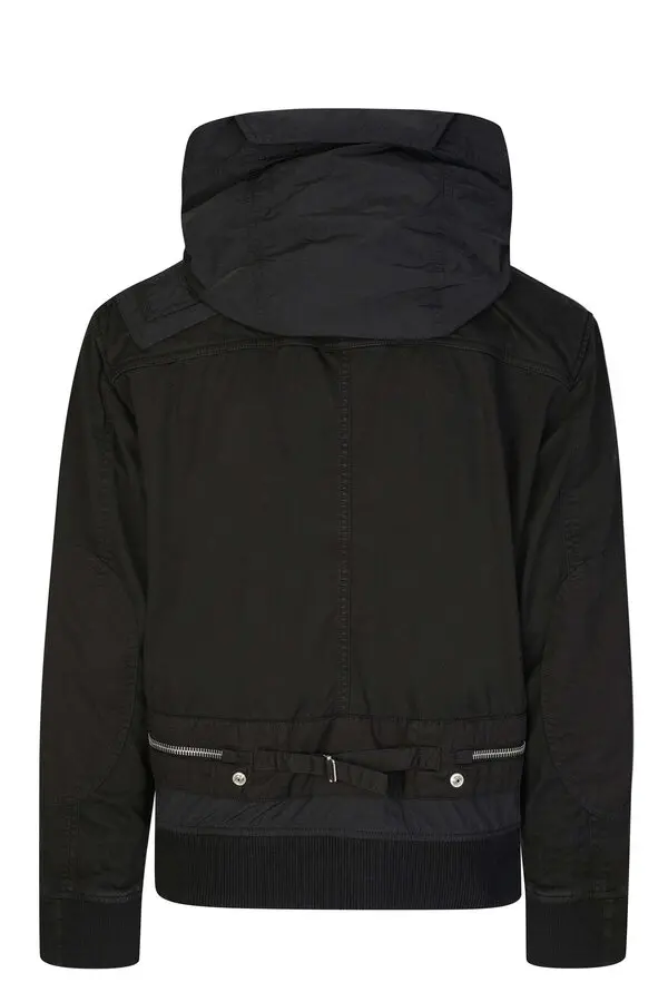 Dsquared2 Long-sleeved Hooded Cotton Coat