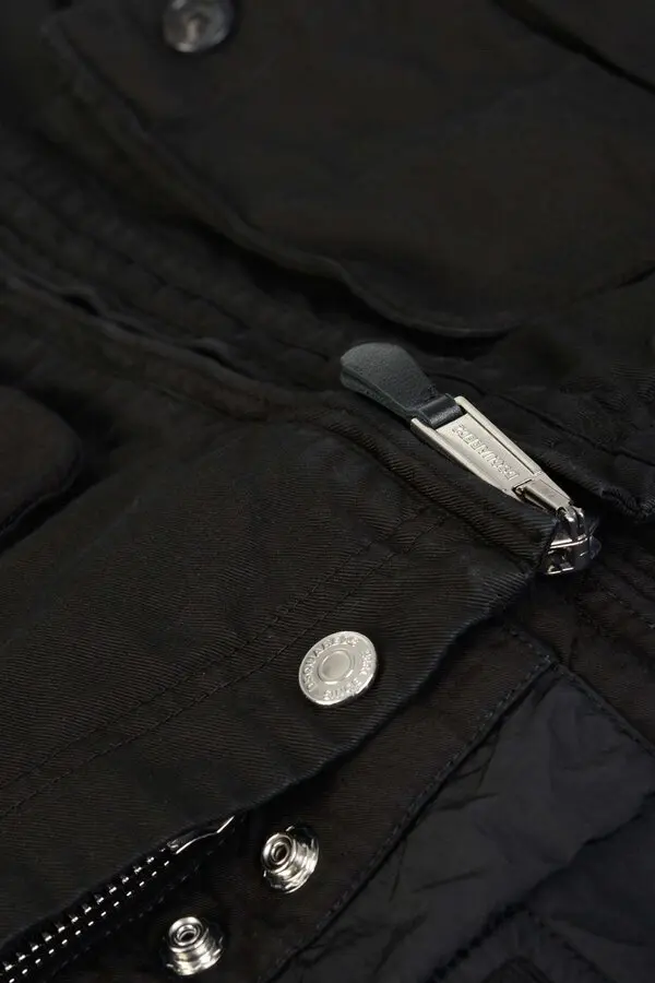 Dsquared2 Long-sleeved Hooded Cotton Coat