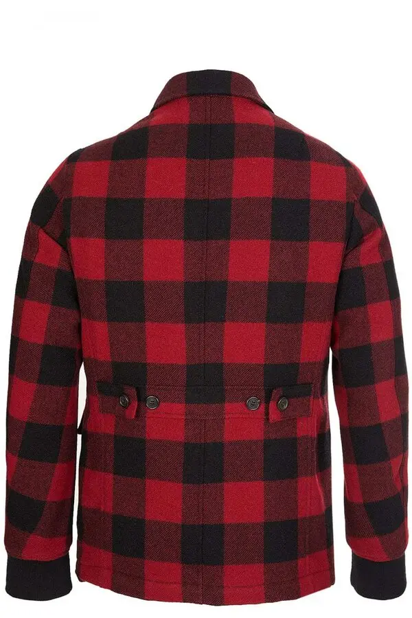 Dsquared2 And Black Plaid Long Sleeve Blazer