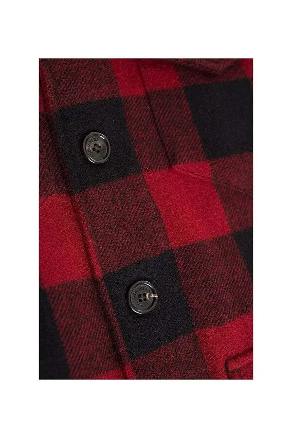 Dsquared2 And Black Plaid Long Sleeve Blazer