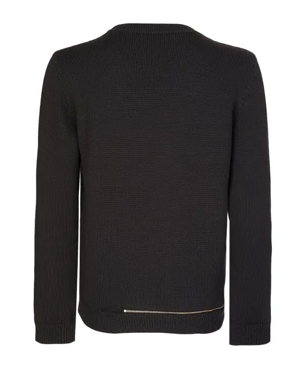 Dsquared2 Long Sleeve Sweater With Ribbed Details