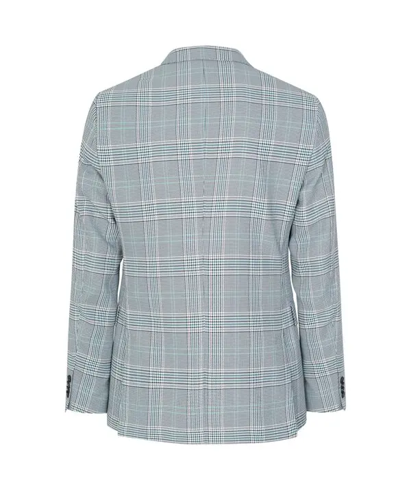 Hugo Boss Single-breasted Checked Jacket