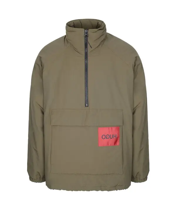 Hugo Boss Hugo Logo Printed Funnel Neck Jacket