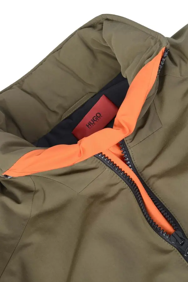 Hugo Boss Hugo Logo Printed Funnel Neck Jacket